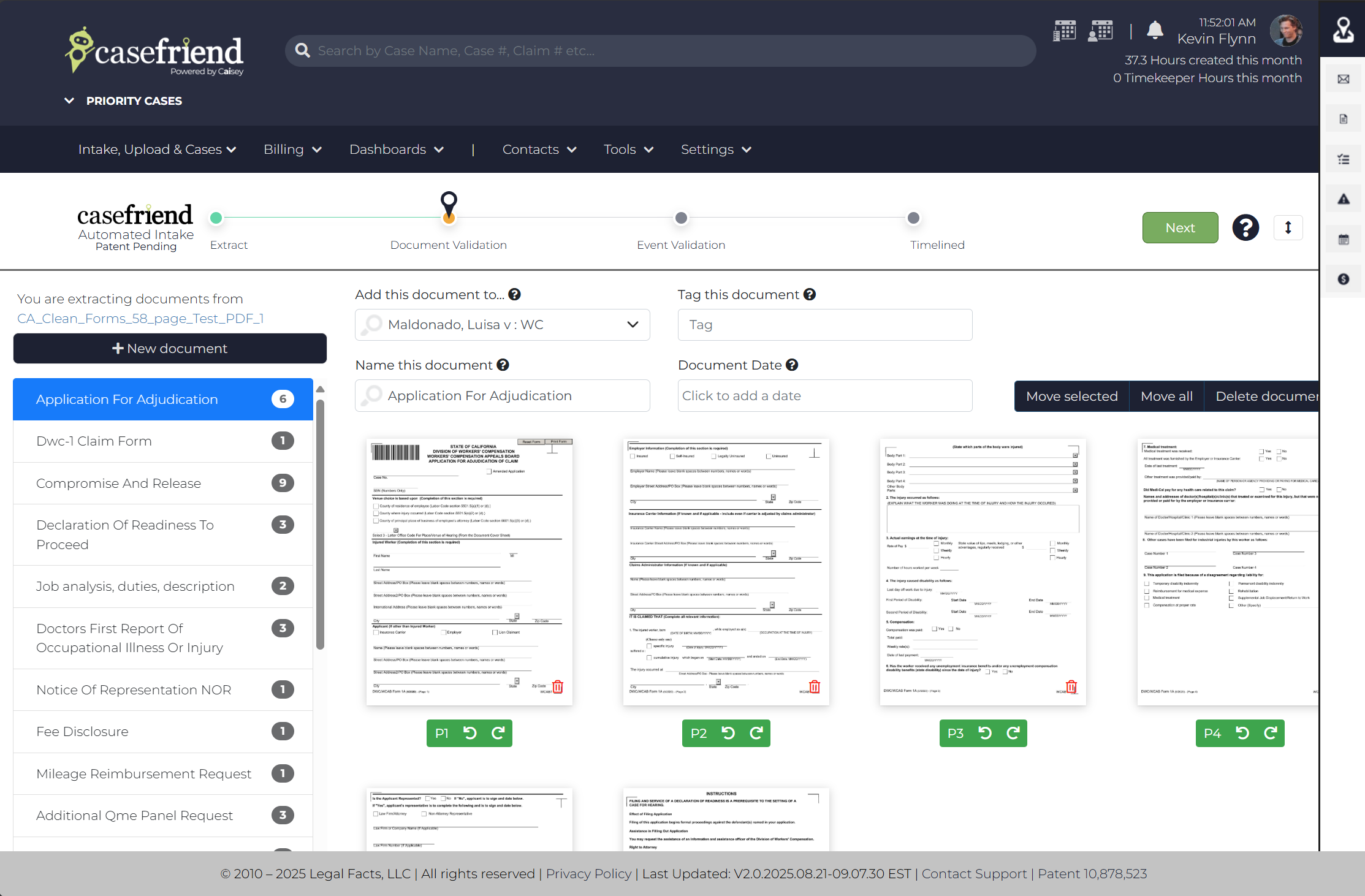 ⬇️ Case & Document Intake with Casefriend – Casefriend